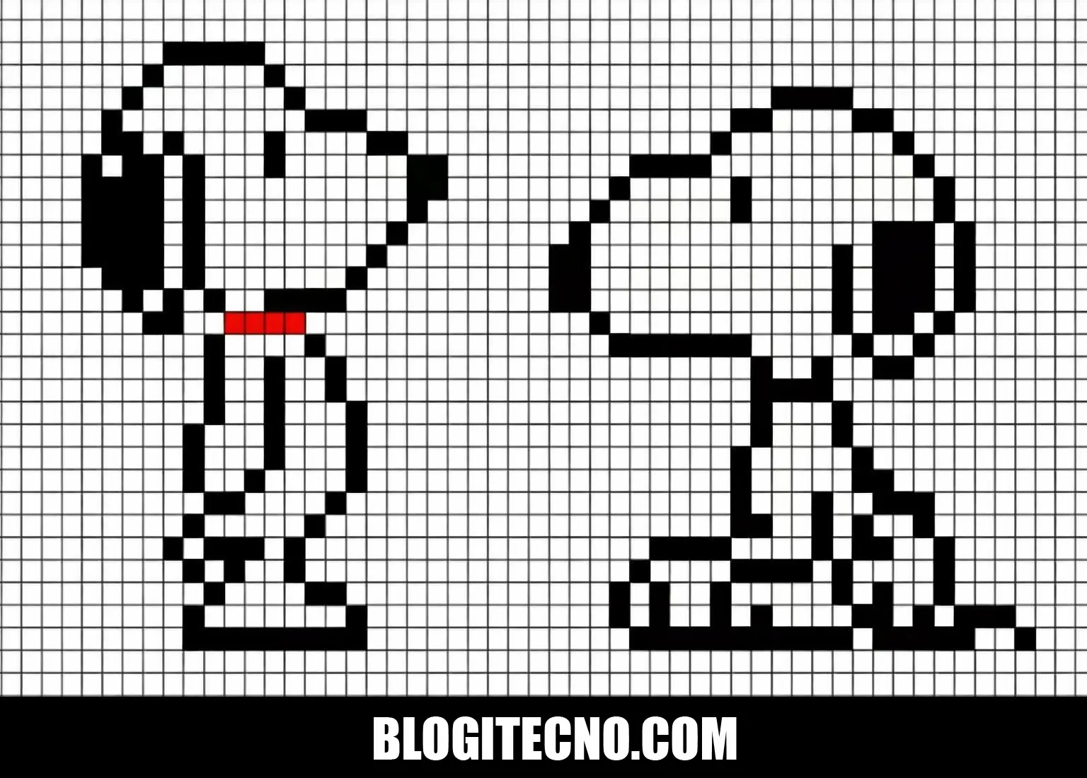 Dibujos Pixelados para Niños: Dibujos de Cuadritos Bonitos y Fáciles ...